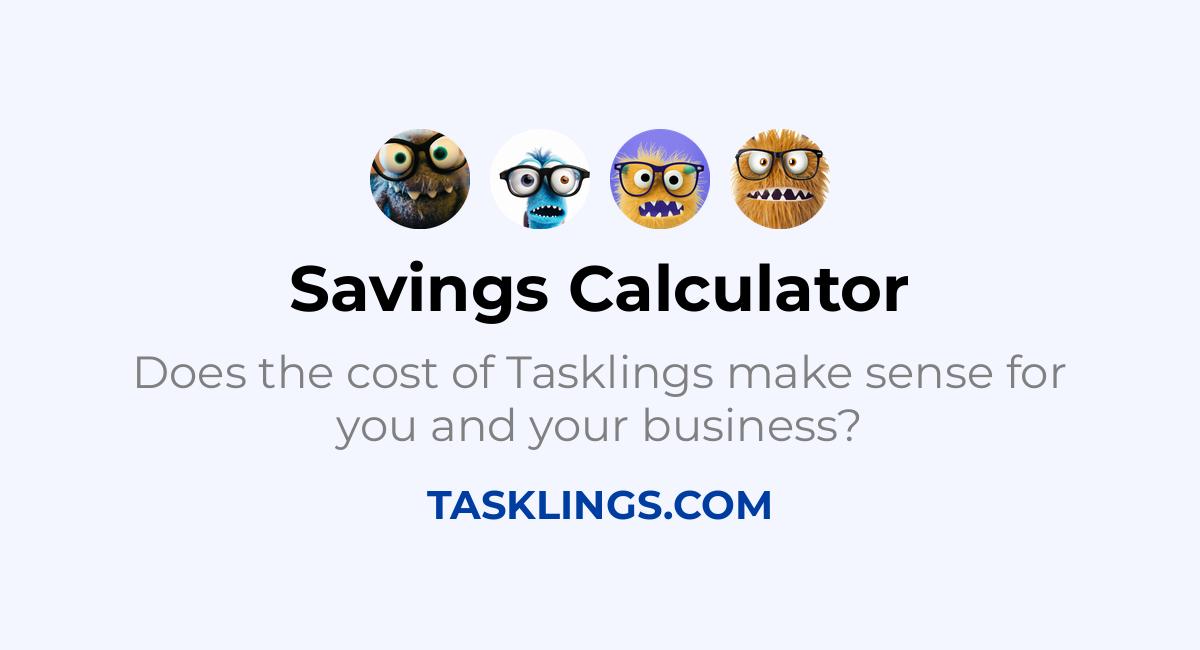 Savings Calculator | Tasklings