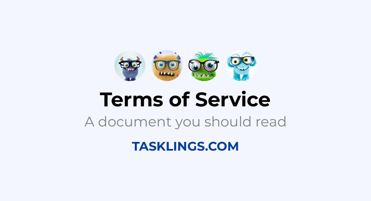 Terms of Service | Tasklings